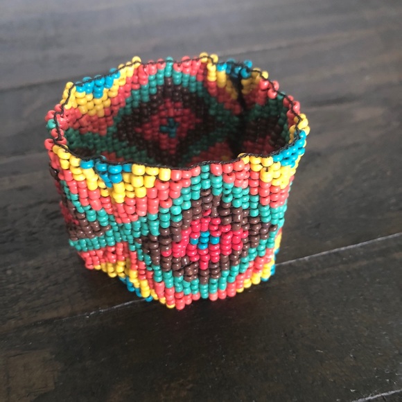 Jewelry | Beaded Colorful Aztec Bracelet | Poshmark
